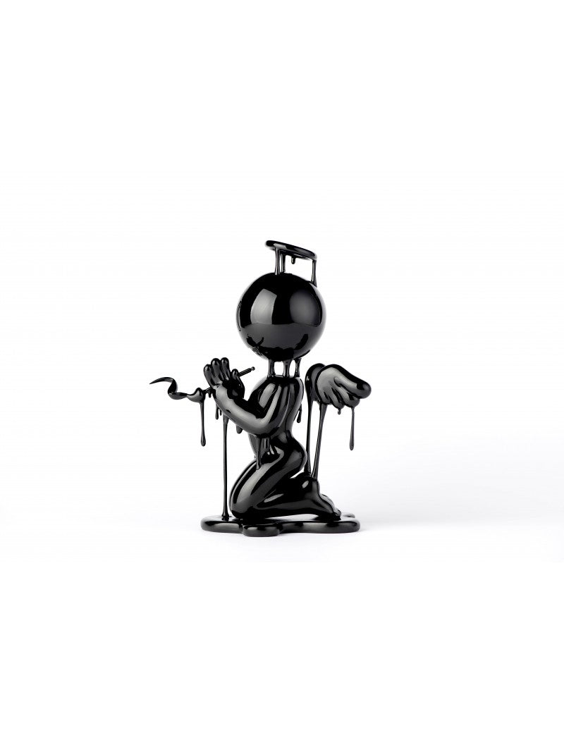 OFFART X Loony Face Prayer Little Angel Resin Statue